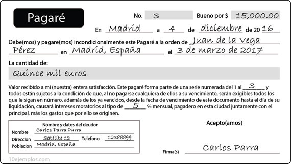 HABLEMOS DE MECANOGRAFÍA AVANZADA : Documento Comercial : El Pagare