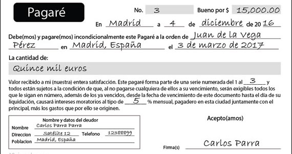 HABLEMOS DE MECANOGRAFÍA AVANZADA : Documento Comercial : El Pagare