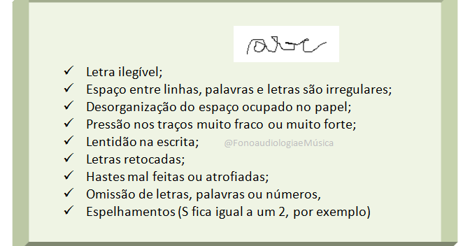 DISGRAFIA – Muito além de uma letra feia.