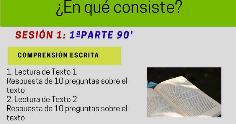 Preparamos la prueba final de nivel B1