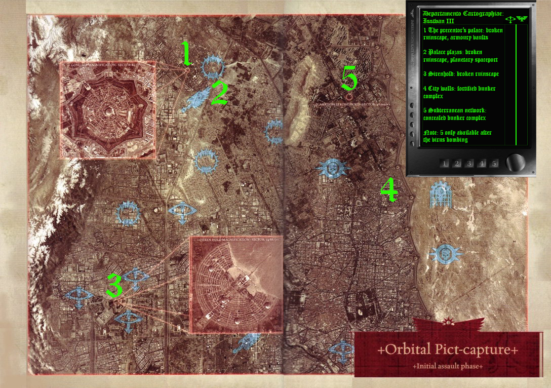 Into the Maelstorm: Heresy campaign maps