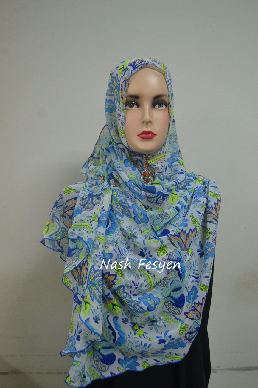 Nash Fesyen: Tempahan Pukal Shawl Dari Sarawak