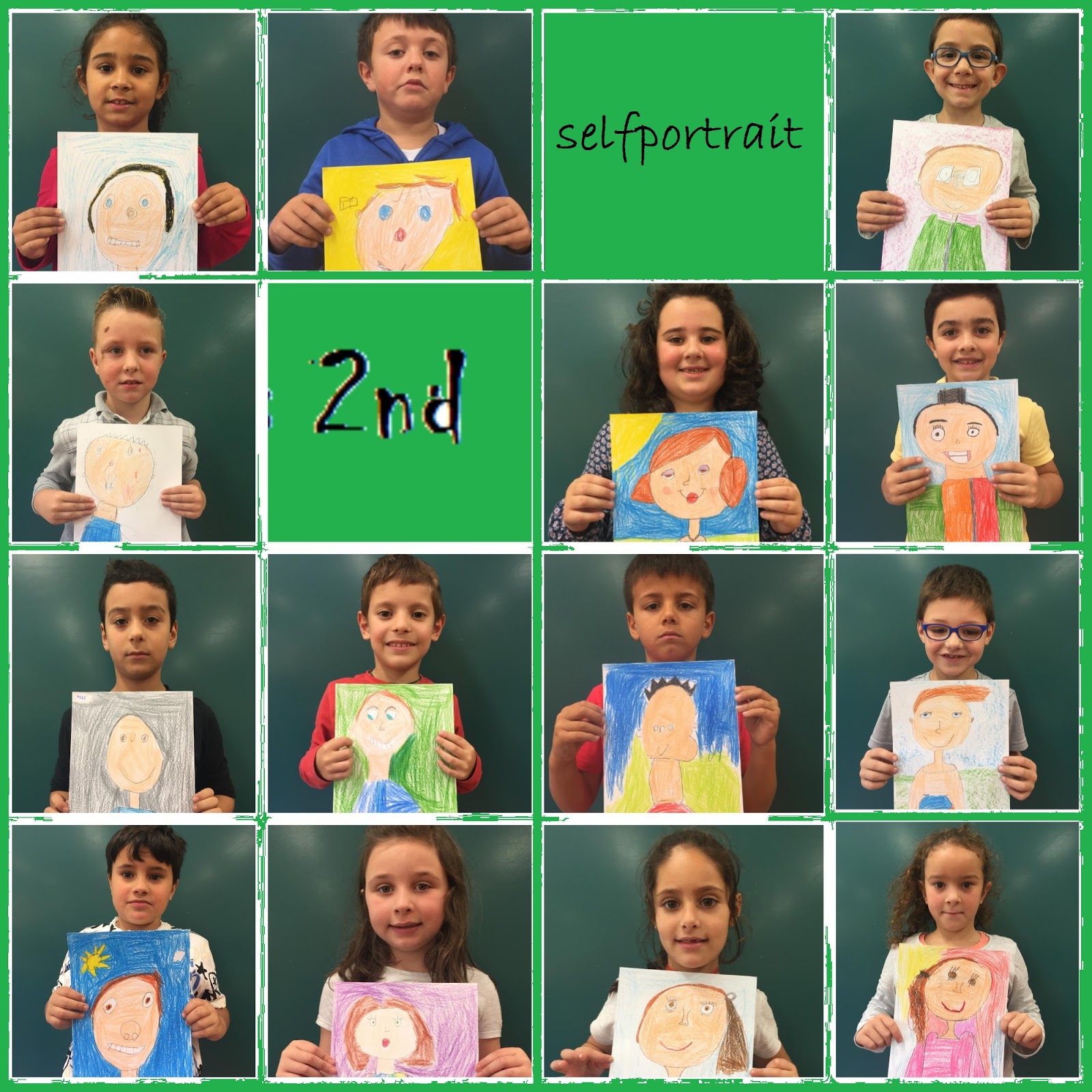 Follow me!: Our selfportraits 1st, 2nd, 4th