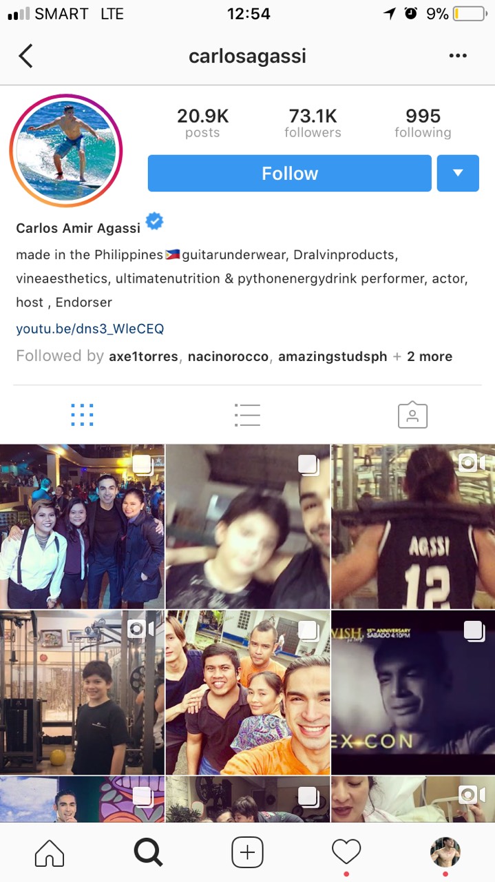 Carlos Agassi Instagram