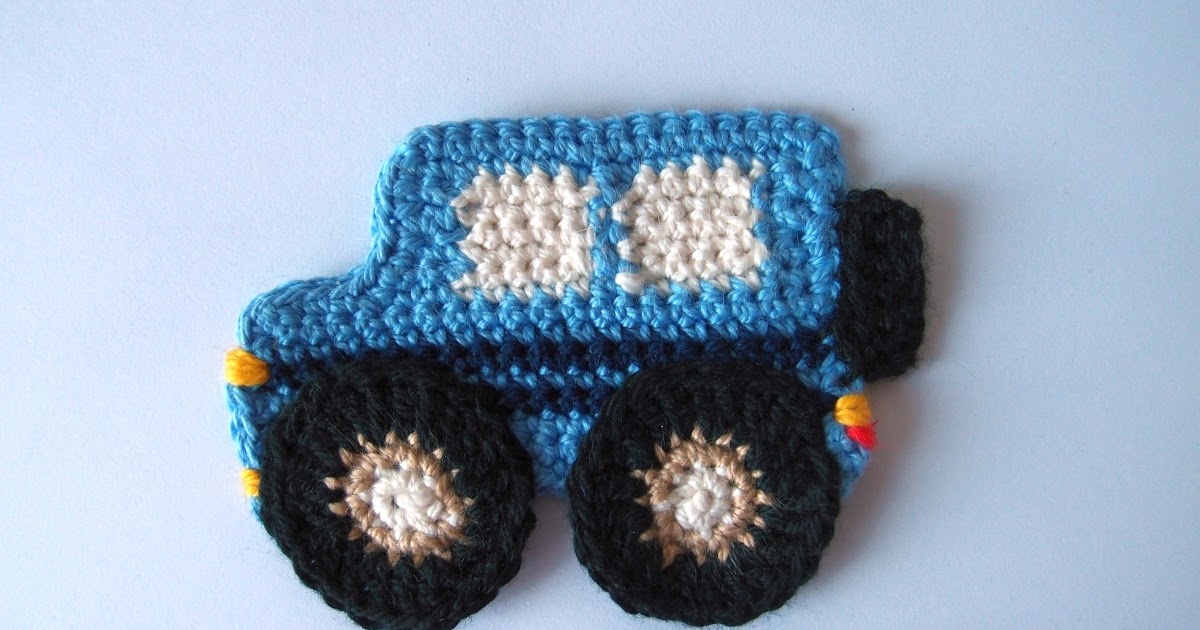 Free crochet patterns and DIY, crochet charts: Jeep