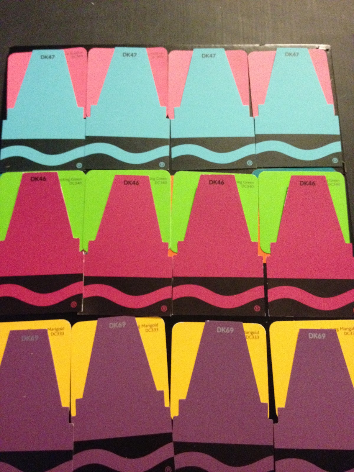 Craft a Little Craft For Me: DIY Paint Chip Art