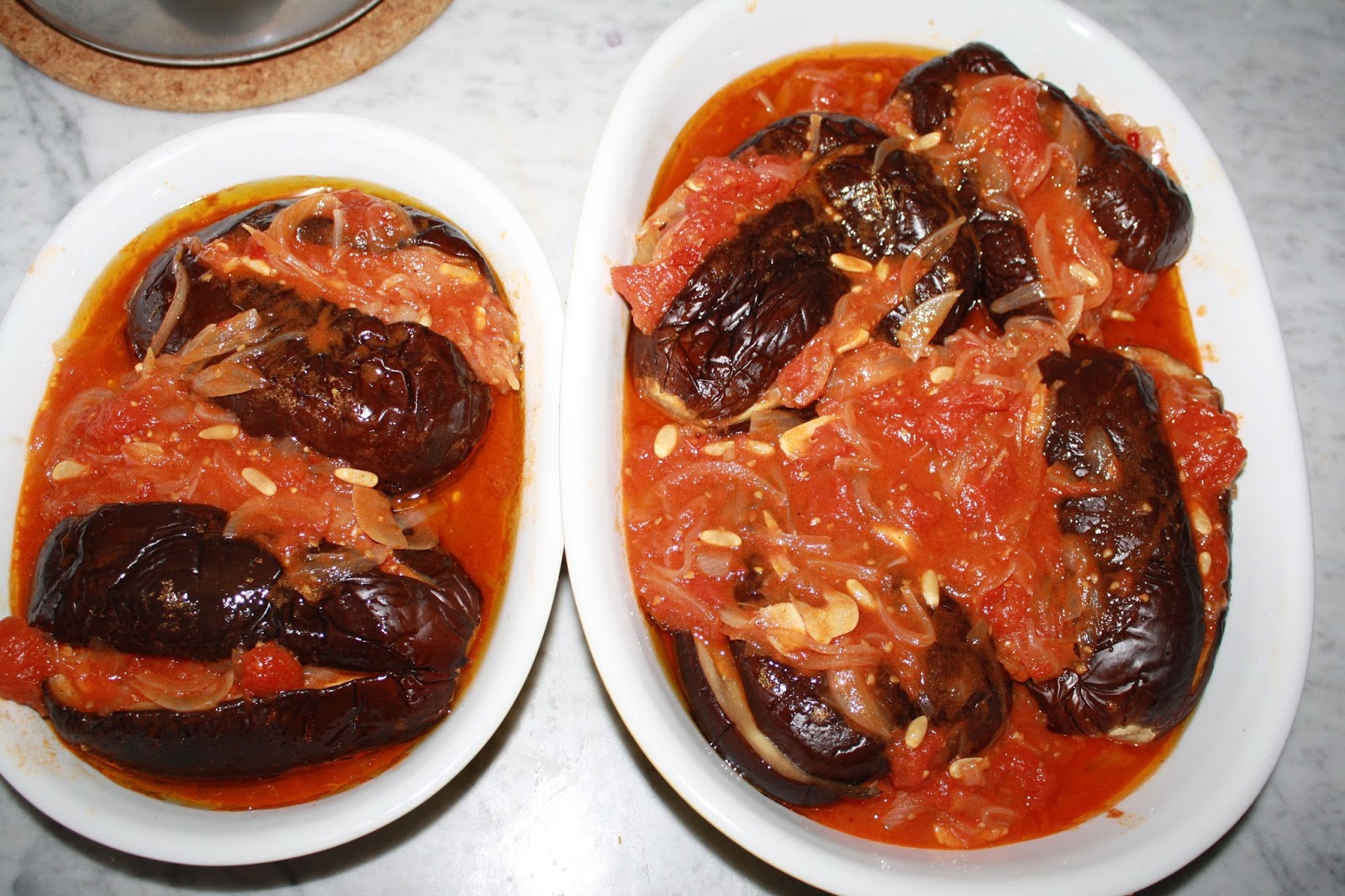 La Cuciniera Moderna: Cucina turca: melanzane dell'Imam svenuto