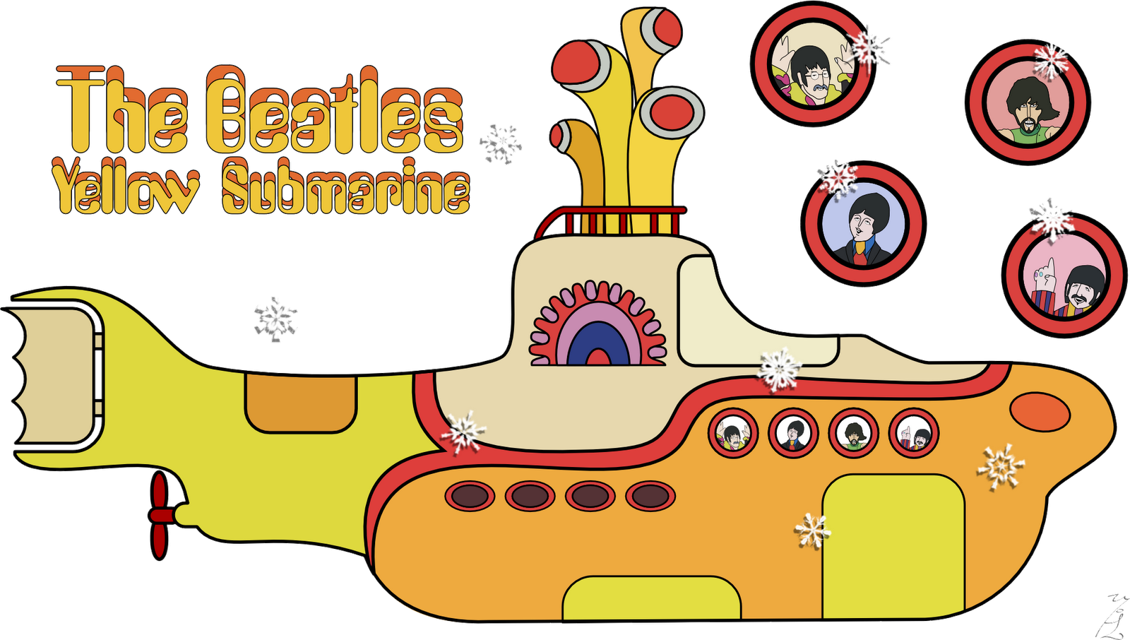 Beatles Yellow Submarine: Free Party Printables. - Oh My Fiesta! in english