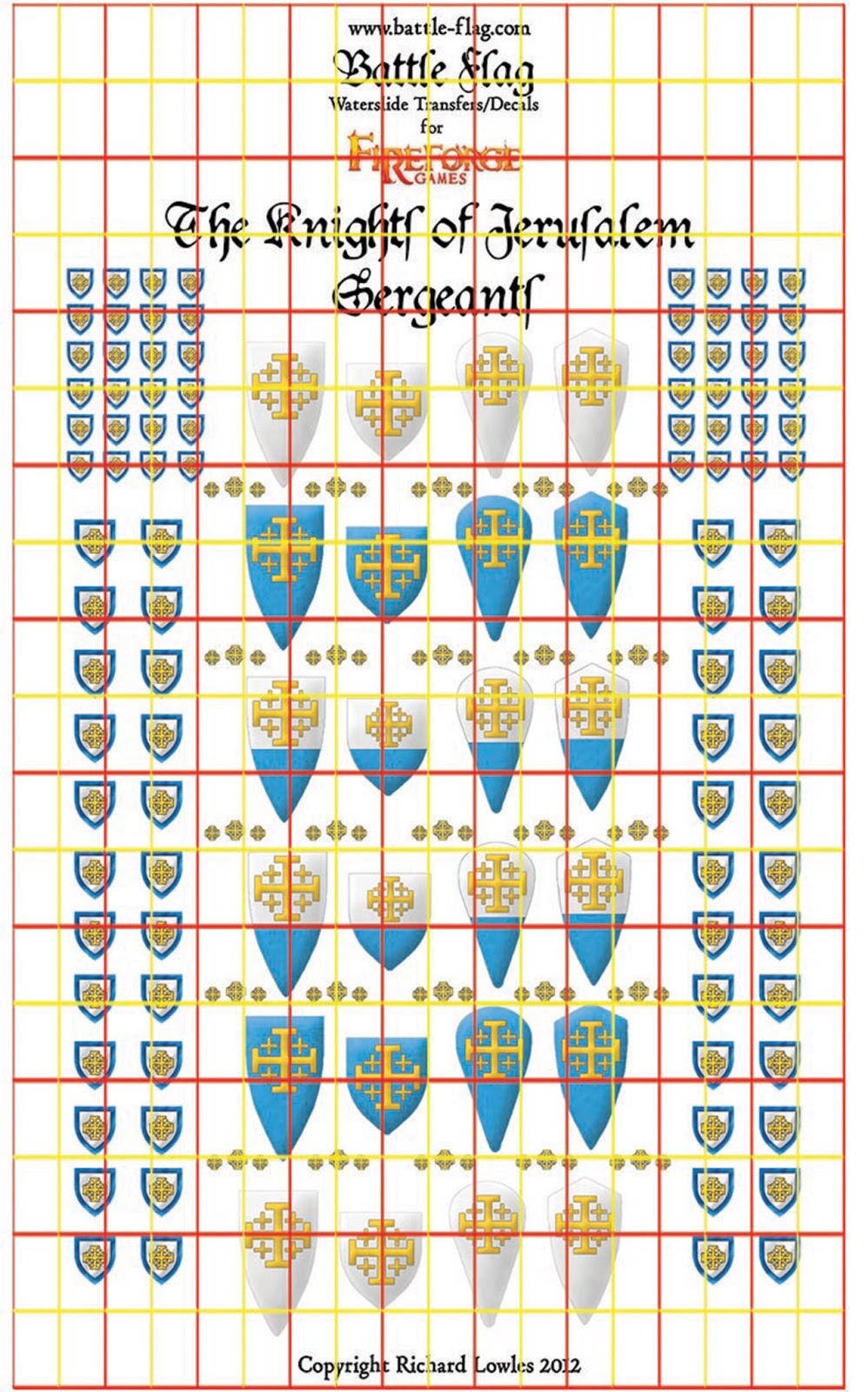 New Fireforge Waterslide Transfers and Decals for the Sergeants ...