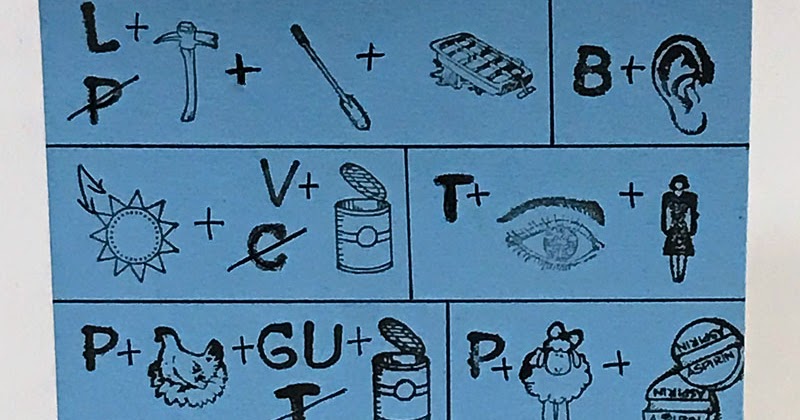 StampOwl's Studio: Rebus - Things that are Black