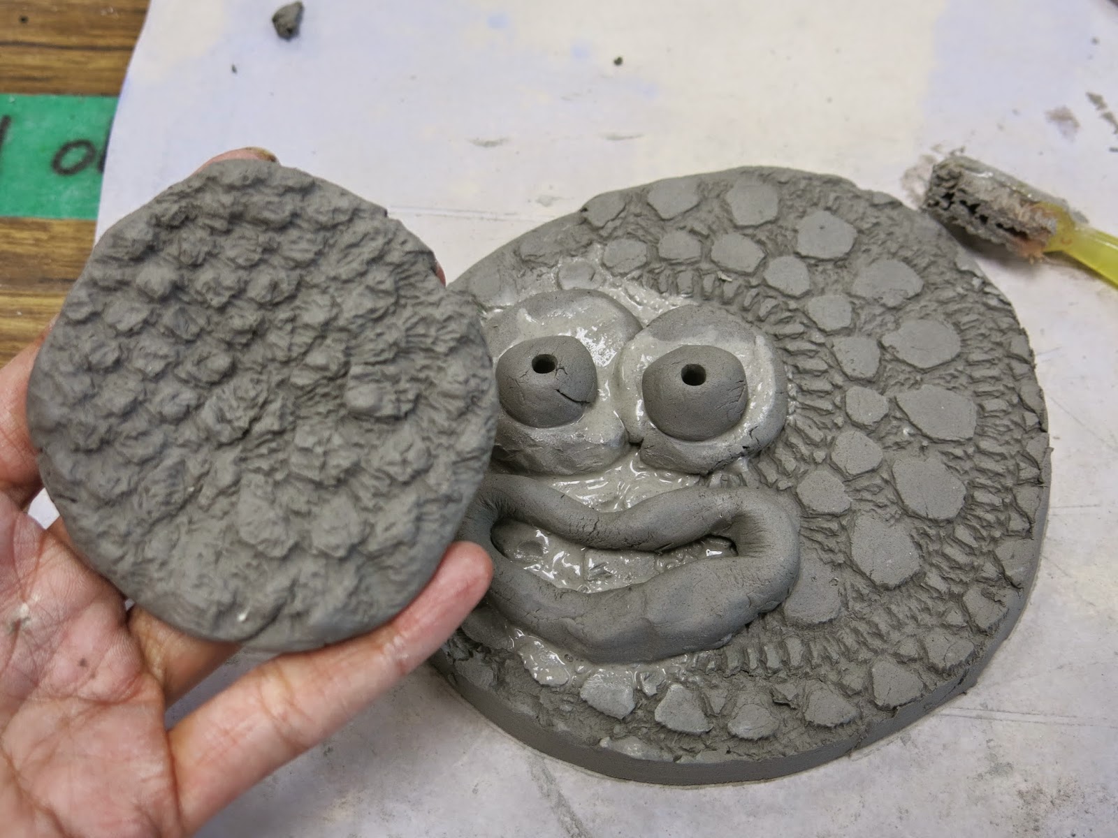 Cassie Stephens: In the Art Room: First Grade Slab Fish and Under the ...