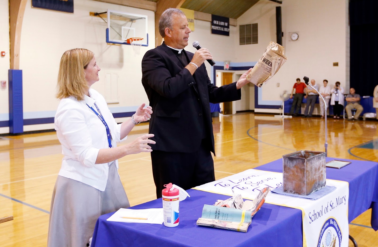 Mark Kodiak Ukena: School of St. Mary unearths Time Capsule from 1957