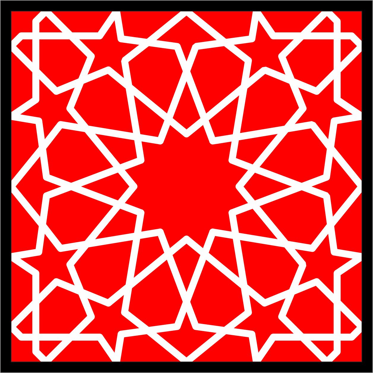 How to draw Islamic pattern using an easy method - Islamic Designs ...