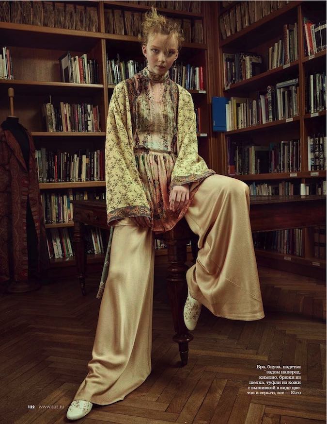 The Frivolous Bibliophile: Lily Nova by Marianna Sanvito for Elle ...