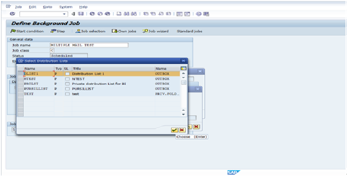 Distribution List for sending mails to multiple Id's - Sap 4 All