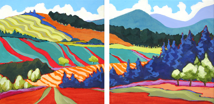 Daily Painters Abstract Gallery: "Ironridge Northeast," contemporary ...