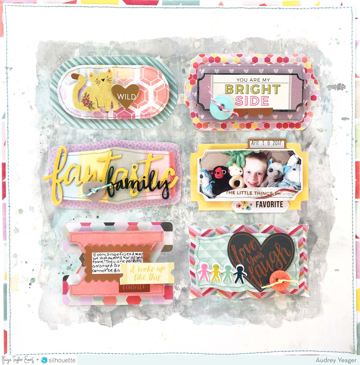 Silhouette Design Team Layouts #1 | Paige Taylor Evans