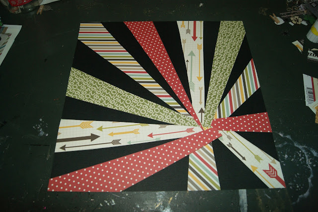 The Cherry On Top: Scrapbooking A Sun Burst, Traditionally With Free ...