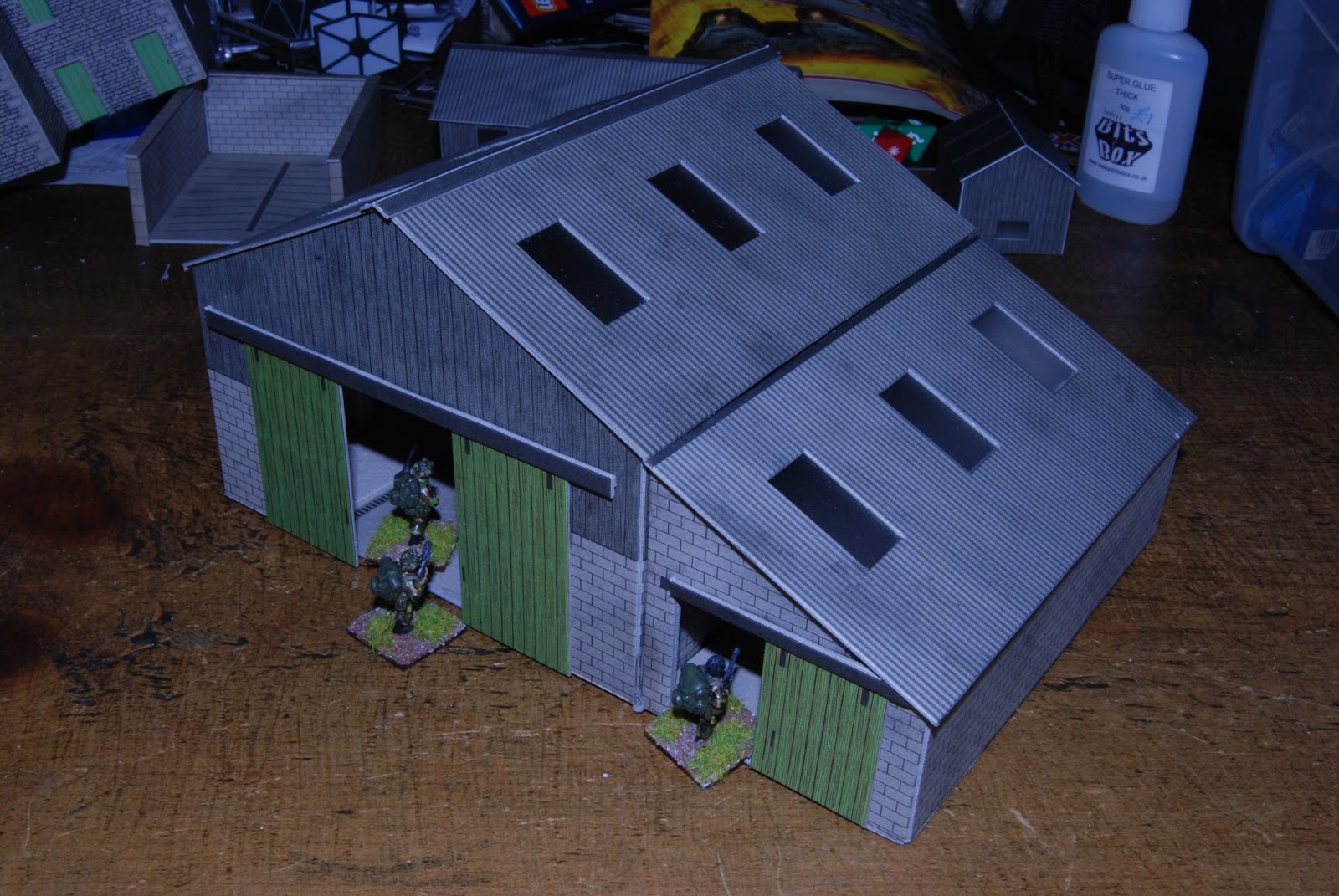 sediment's wargame blog: 20mm card buildings