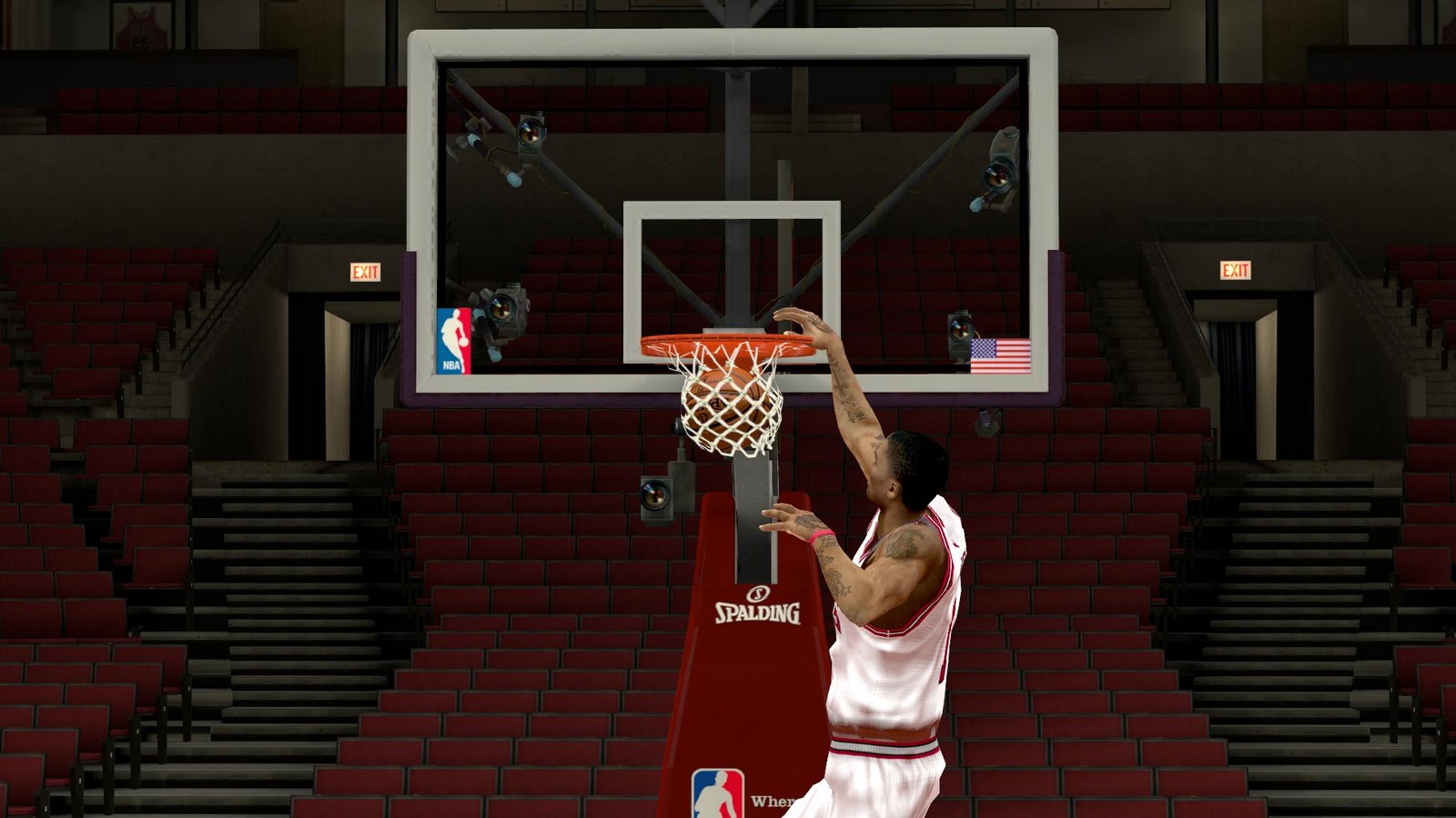 2K Sports NBA 2K12 Patches: Shadow Mode Stadium Backboard fix colors