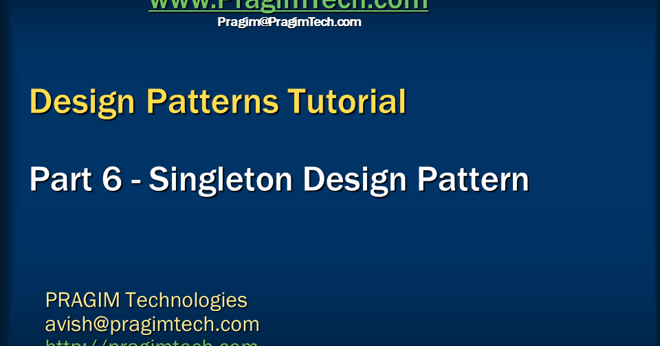 Sql server, .net and c# video tutorial: Static Class vs Singleton Sql server, .net and c# video tutorial: Static Class vs Singleton
