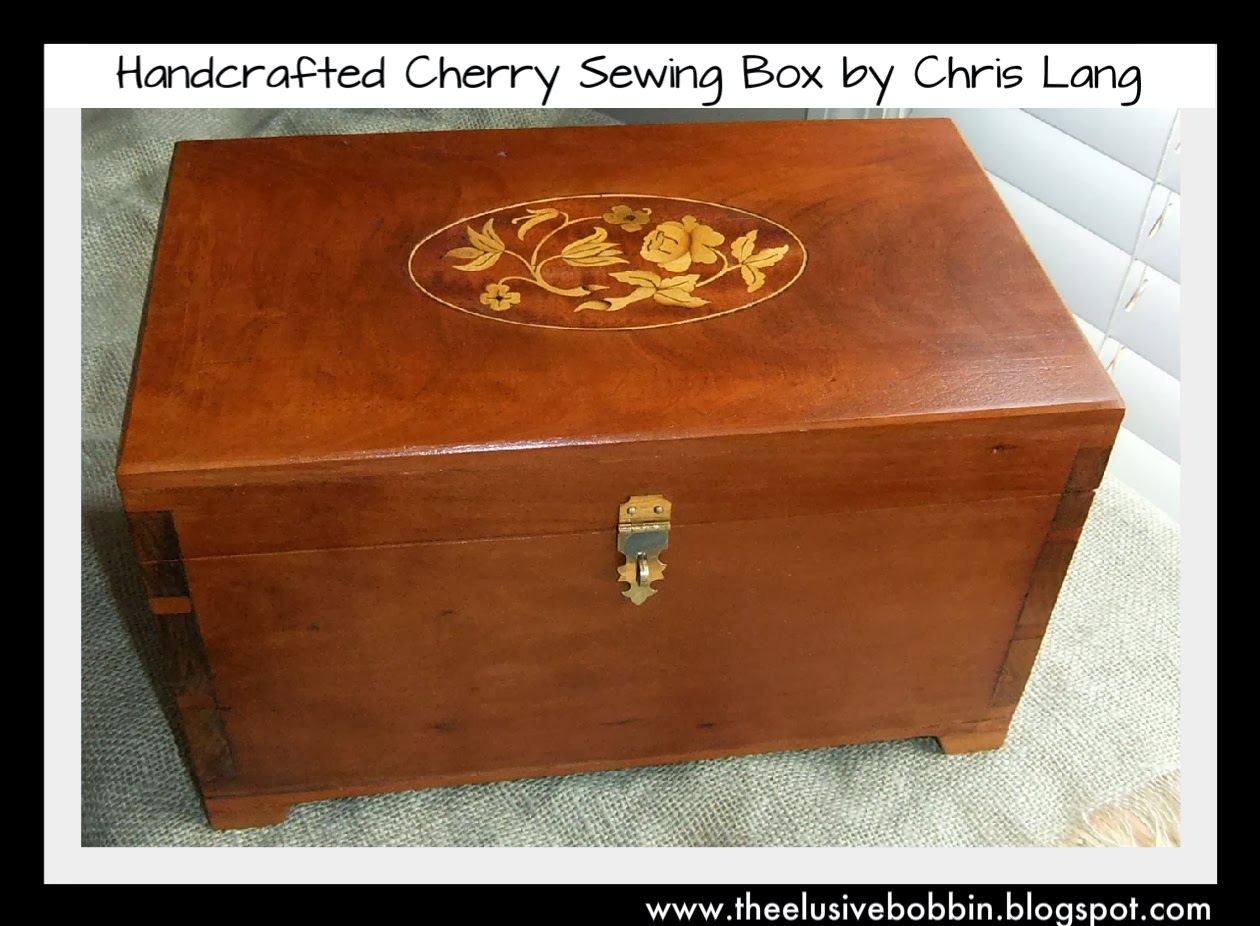 The Elusive Bobbin: Custom Cherry Sewing Box