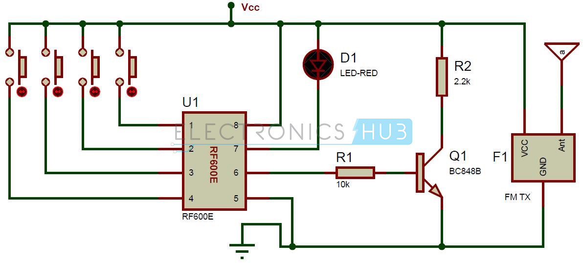 technology lessons: FM Remote Encoder/Decoder Circuit