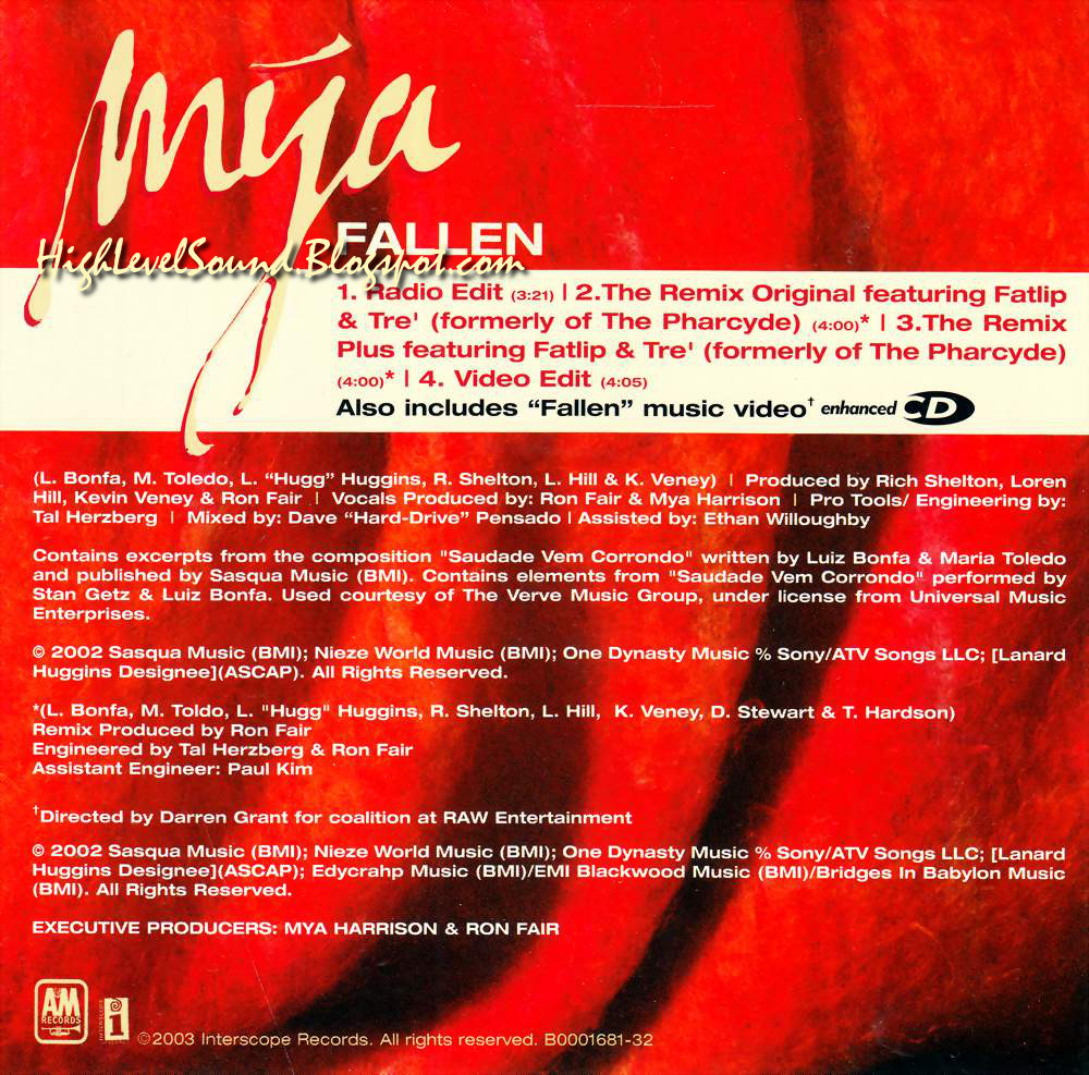 highest level of music: Mya Feat. Fatlip & Tre' - Fallen (Remix_CDM ...
