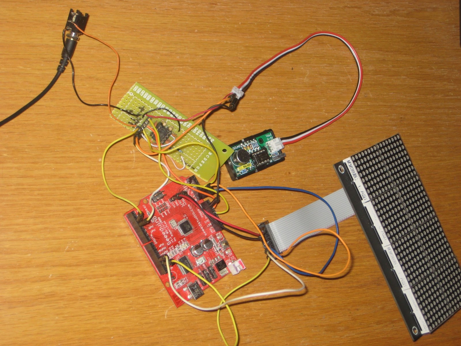 Wise time with Arduino: Hacking Wise Clock 3/4 - Graphical Audio Spectrum Analyzer