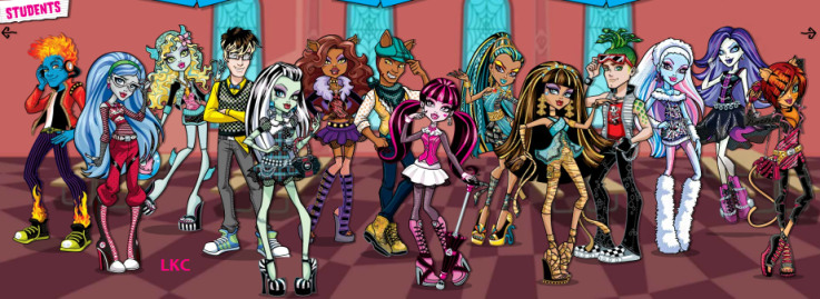 My toys,loves and fashions: Melhor grupo de monstros não se encontra!