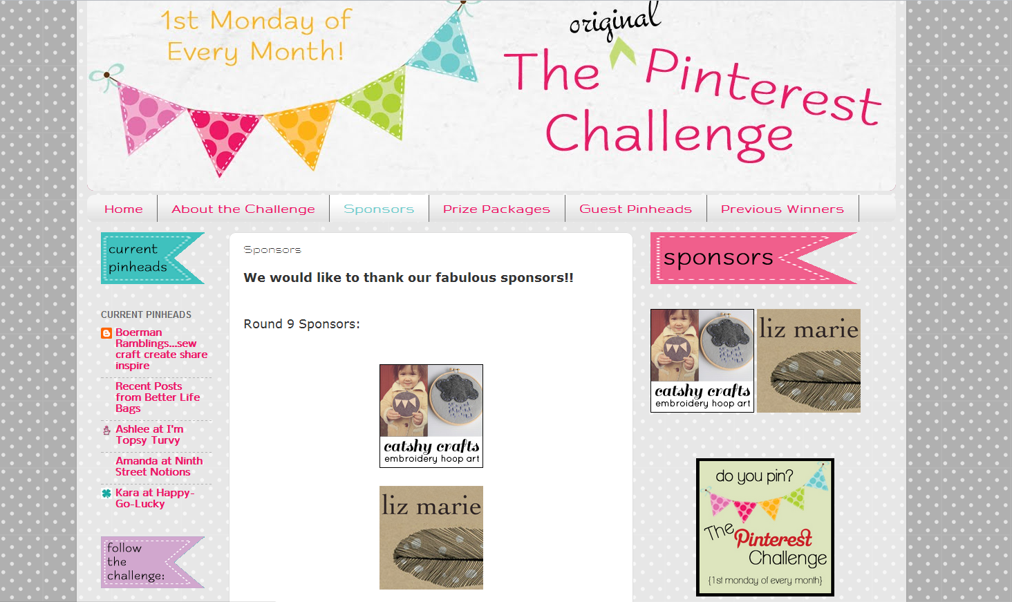 The Pinterest Challenge + Giveaway! - Cathy Crafts