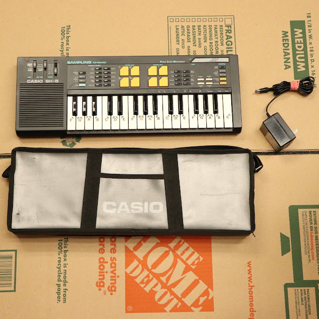 MATRIXSYNTH: CASIO SK-5 SAMPLING KEYBOARD SYNTHESIZER / SAMPLER w/ Soft ...