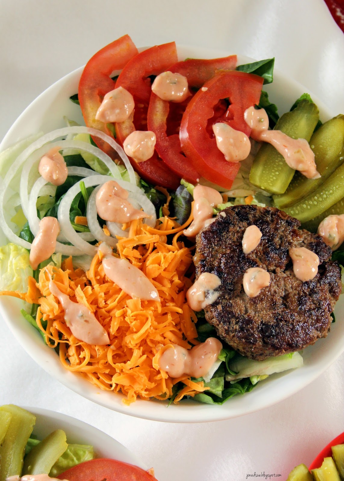 Jo and Sue: Burger Bowls