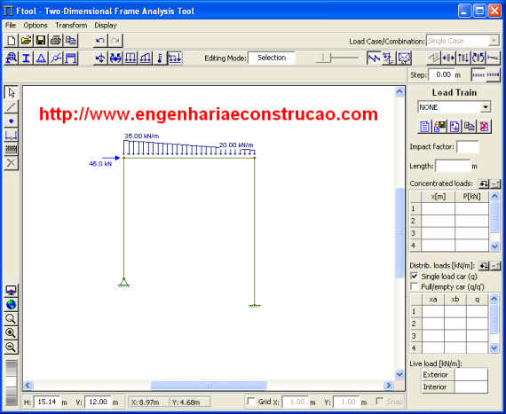 Ftool Versão 2.12 | Engenharia e Construção