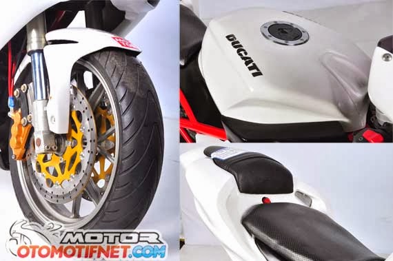 Modifikasi Yamaha Byson Full Fairing Ducati