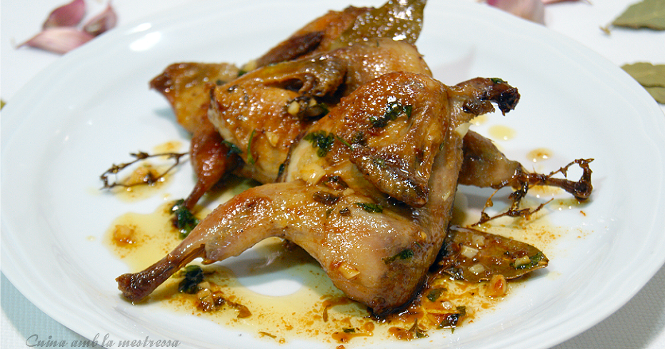 Cocina con Mina: Codornices marinadas a la cazadora