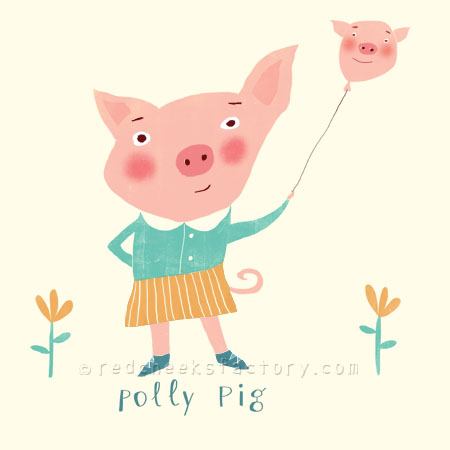 red cheeks factory: Animal characters 002 - 004