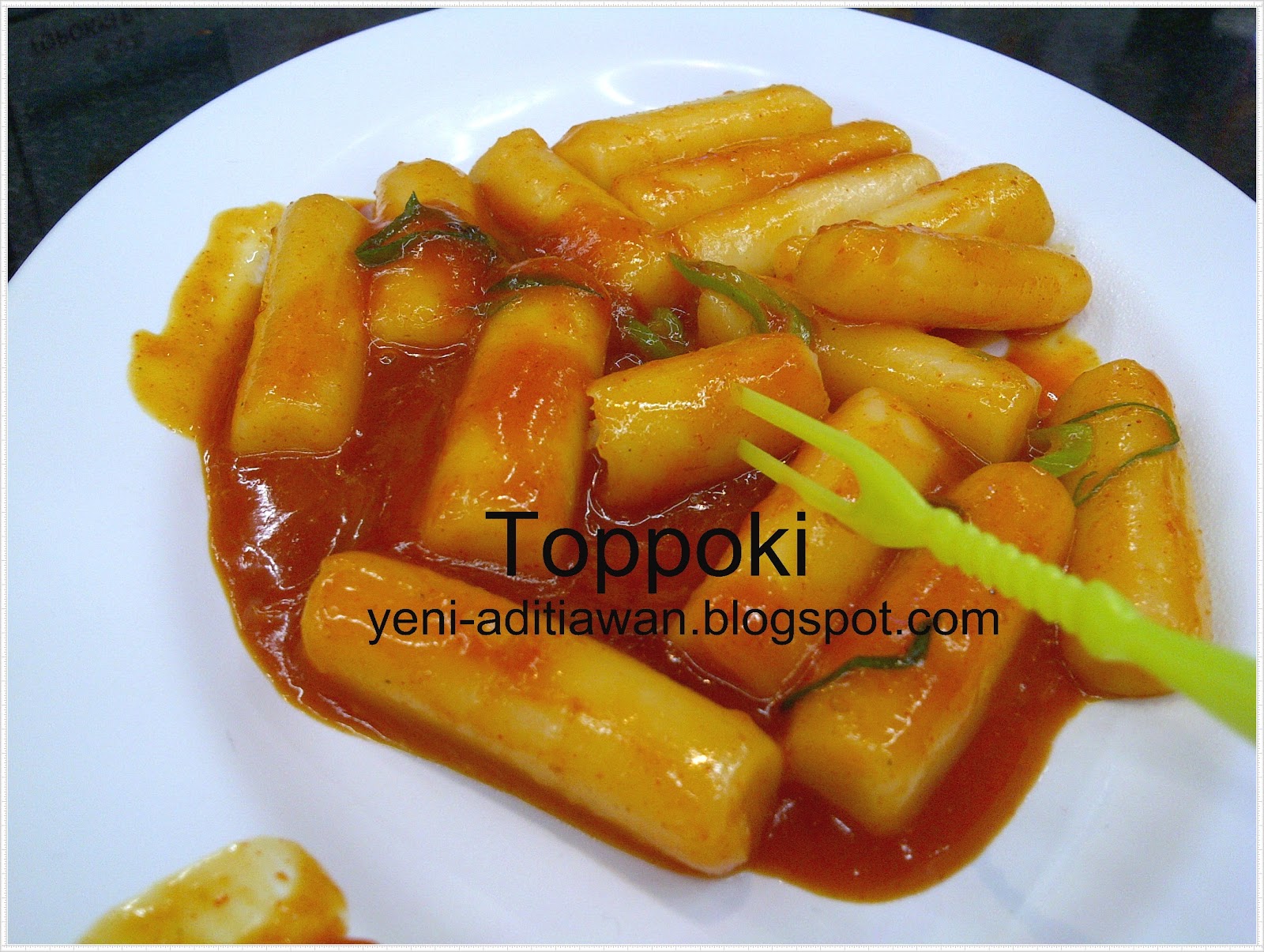 Cook and Cake : Toppoki ( spicy Rice Cake )