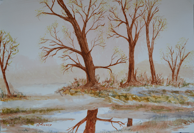 MY WATERCOLOUR PAINTINGS: My interpretation of a Ron Ranson composition ...