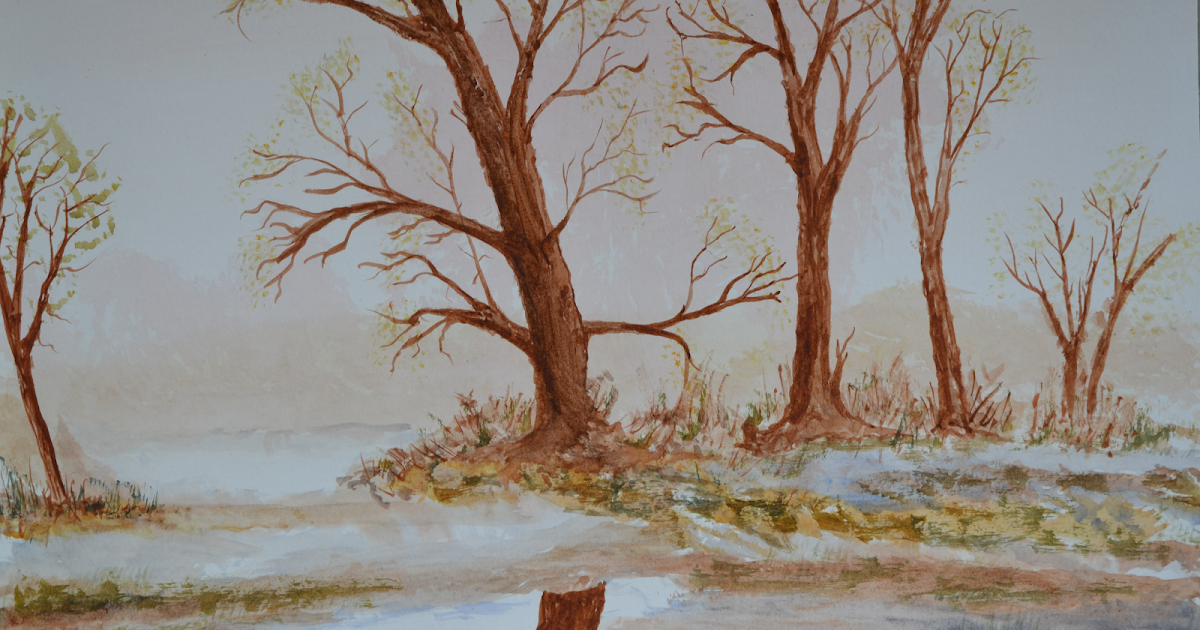 MY WATERCOLOUR PAINTINGS: My interpretation of a Ron Ranson composition ...