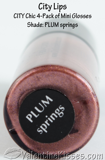 Valentine Kisses: City Lips CITY Chic 4-Pack of mini glosses - pics ...