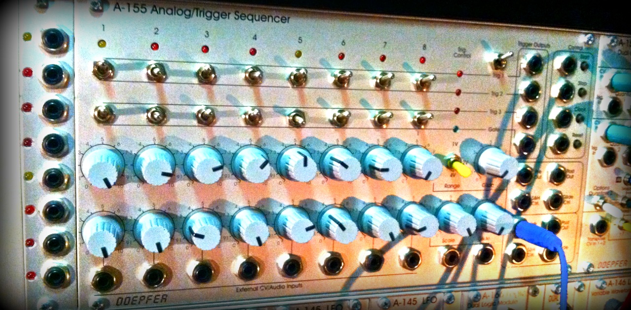 Modular experiments: Using a Doepfer A-155 Sequencer as a Graphic VCO...