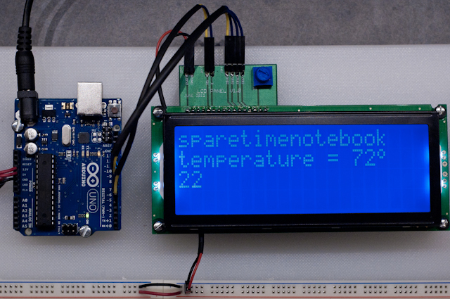 Spare Time Notebook: Arduino Character LCD Custom Characters