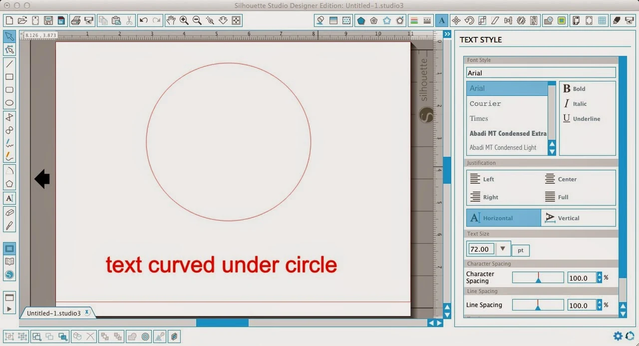 Curving Text Under a Circle in Silhouette Studio - Silhouette School