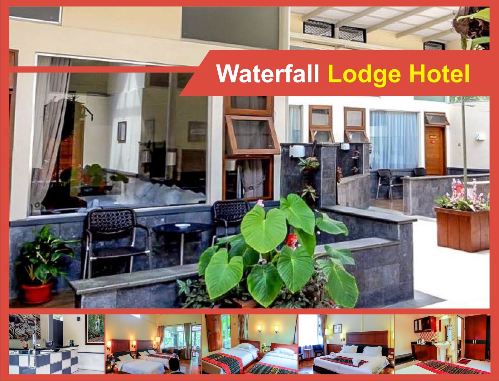 WATERFALL VILLA - TAMAN SIMALEM RESORT - PAKET TOUR TAMAN SIMALEM RESORT