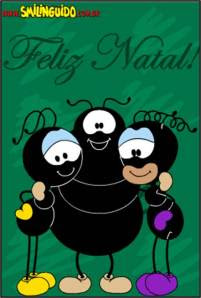 "Minha Herança": * Cartão de Natal com "Smilinguido"