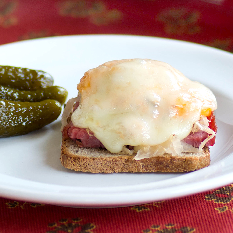 Savoring Time in the Kitchen: Mini Reuben Party Sandwiches