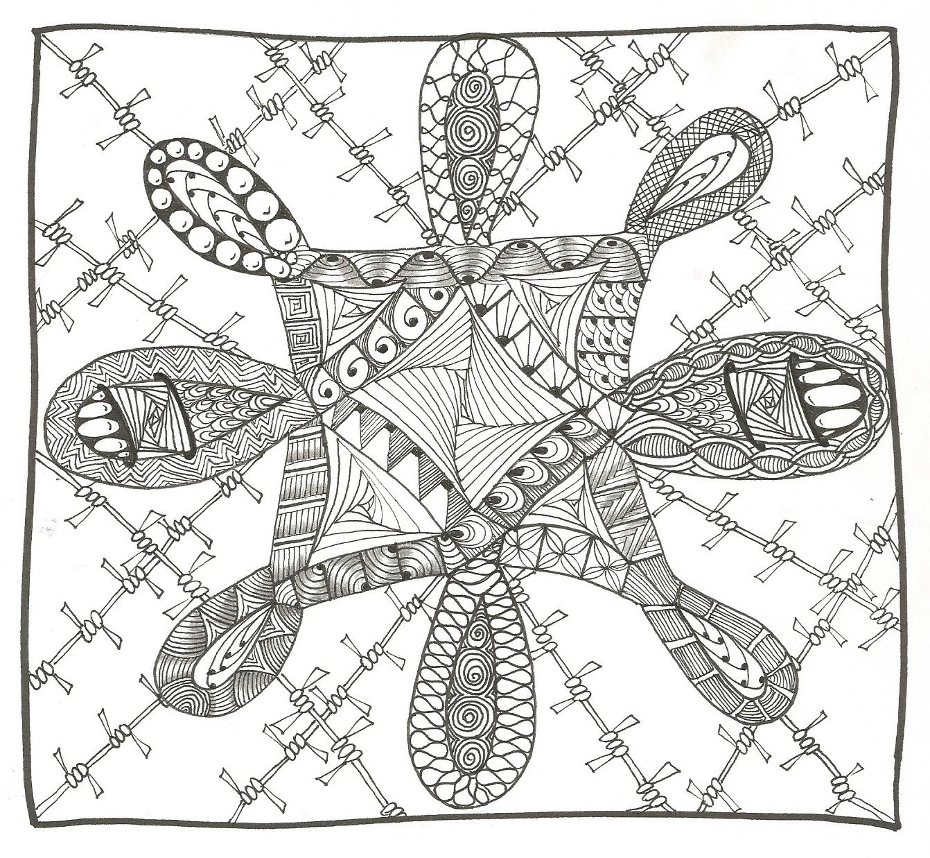 Journey Through Zentangle Art: New Tangle