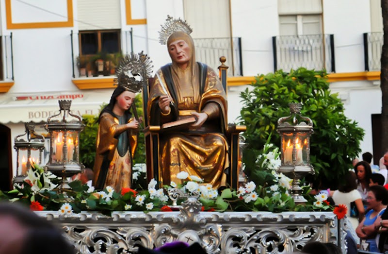 Cultos y Procesión de Santa Ana Patrona de Villamartín - Ánfora y Corazón