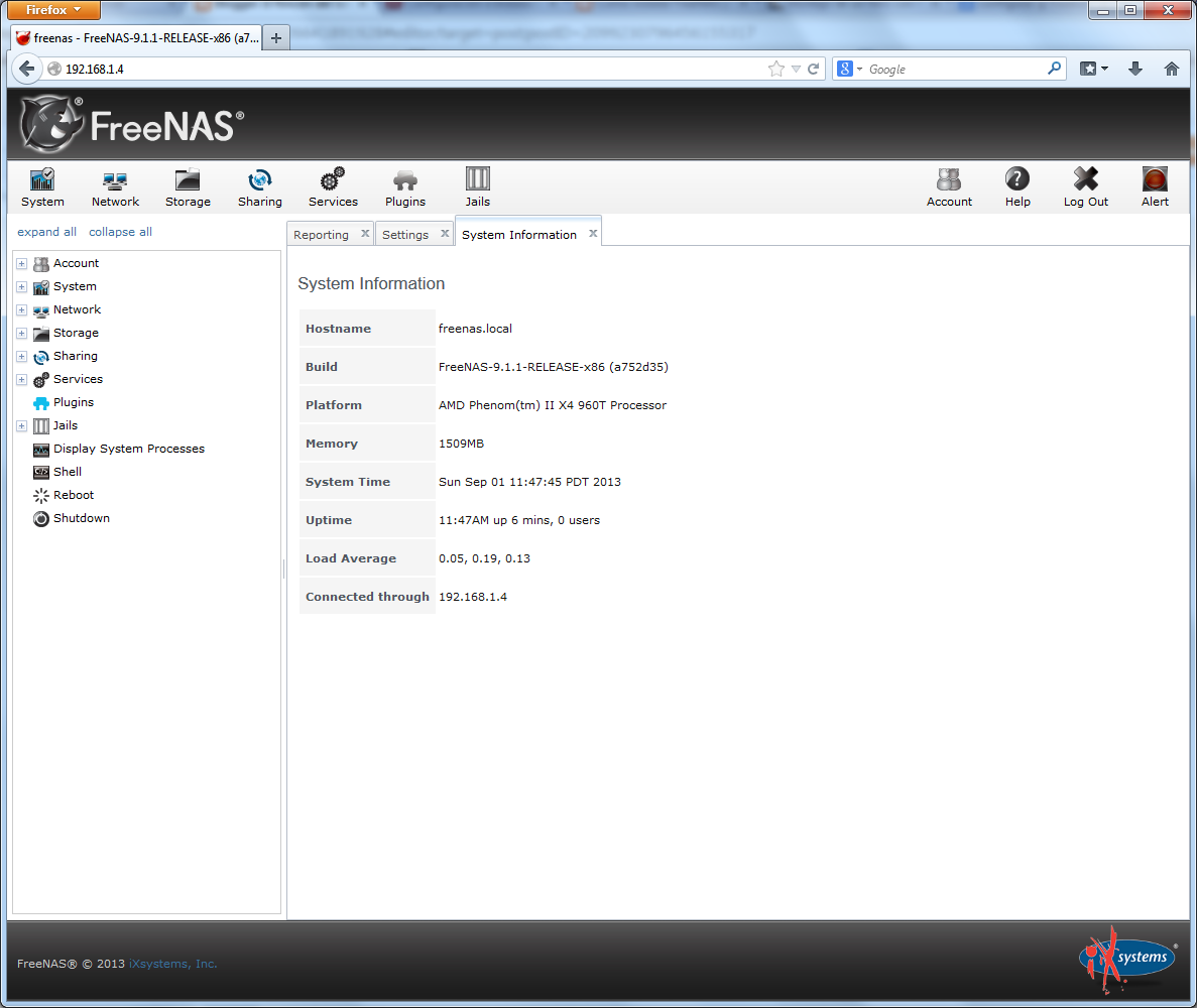 El Rincón del Software: Instalación de FreeNAS - Crear nuestro propio NAS Personal